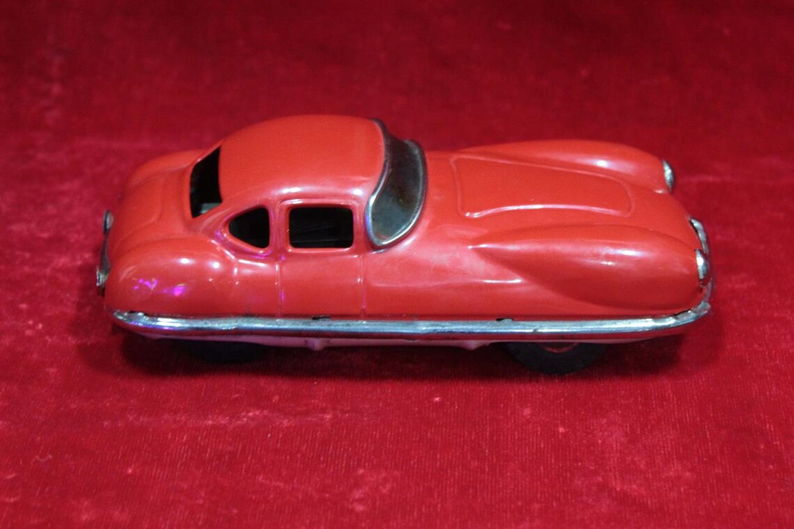 Small Red Vintage Car Toy 1900 Old Rare Decorative Collectible - Etsy