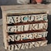 Alphabet Chest of Drawers-kids Toddlers Room Furniture-nursery Wooden ...