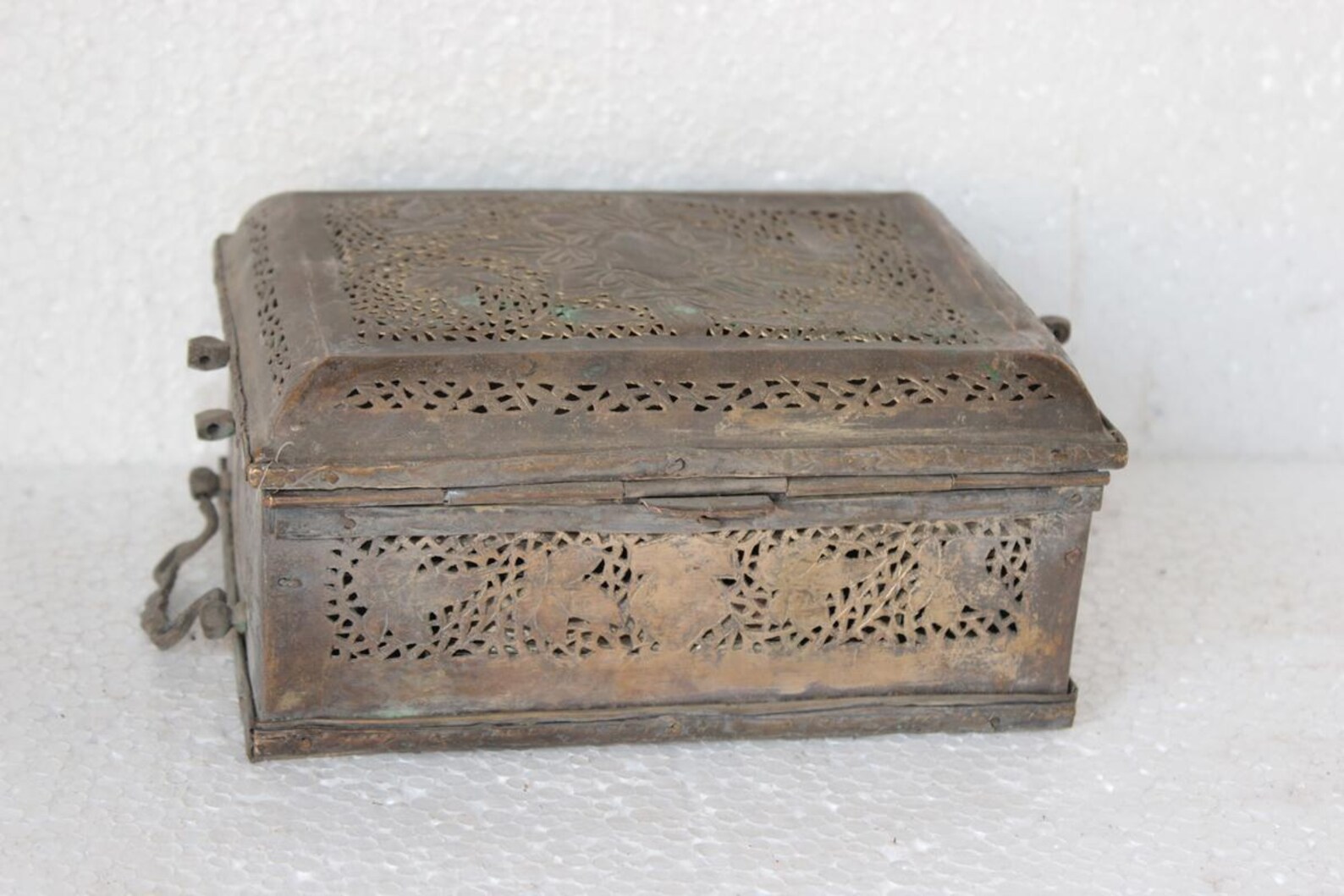 White Metal Brass Pan Dan Box 1900s Old Vintage Rare Antique ...