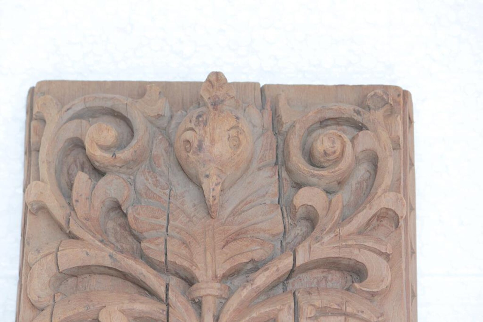 Wooden Panel Bird 1900s Carved Indian Vintage Antique Rare Home Decor ...