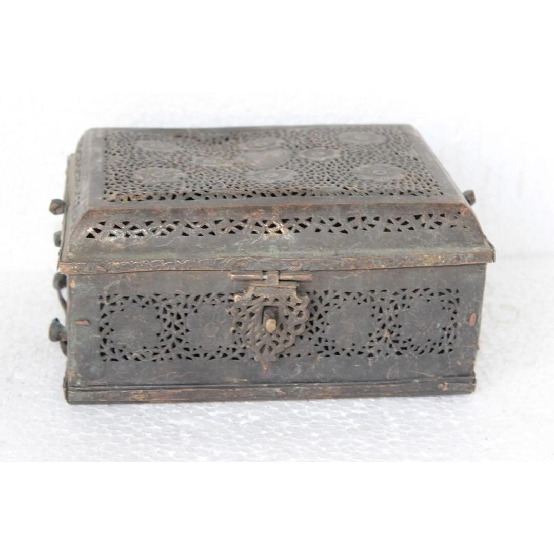 Brass Pan Dan Box 1900s Old Vintage Rare Antique White Metal ...