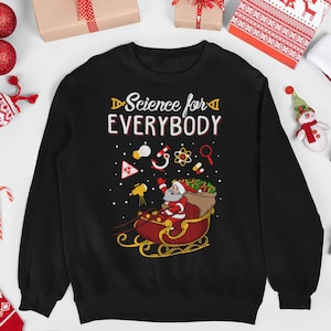 Science Teacher Ugly Christmas Sweater Science Teacher Christmas ...