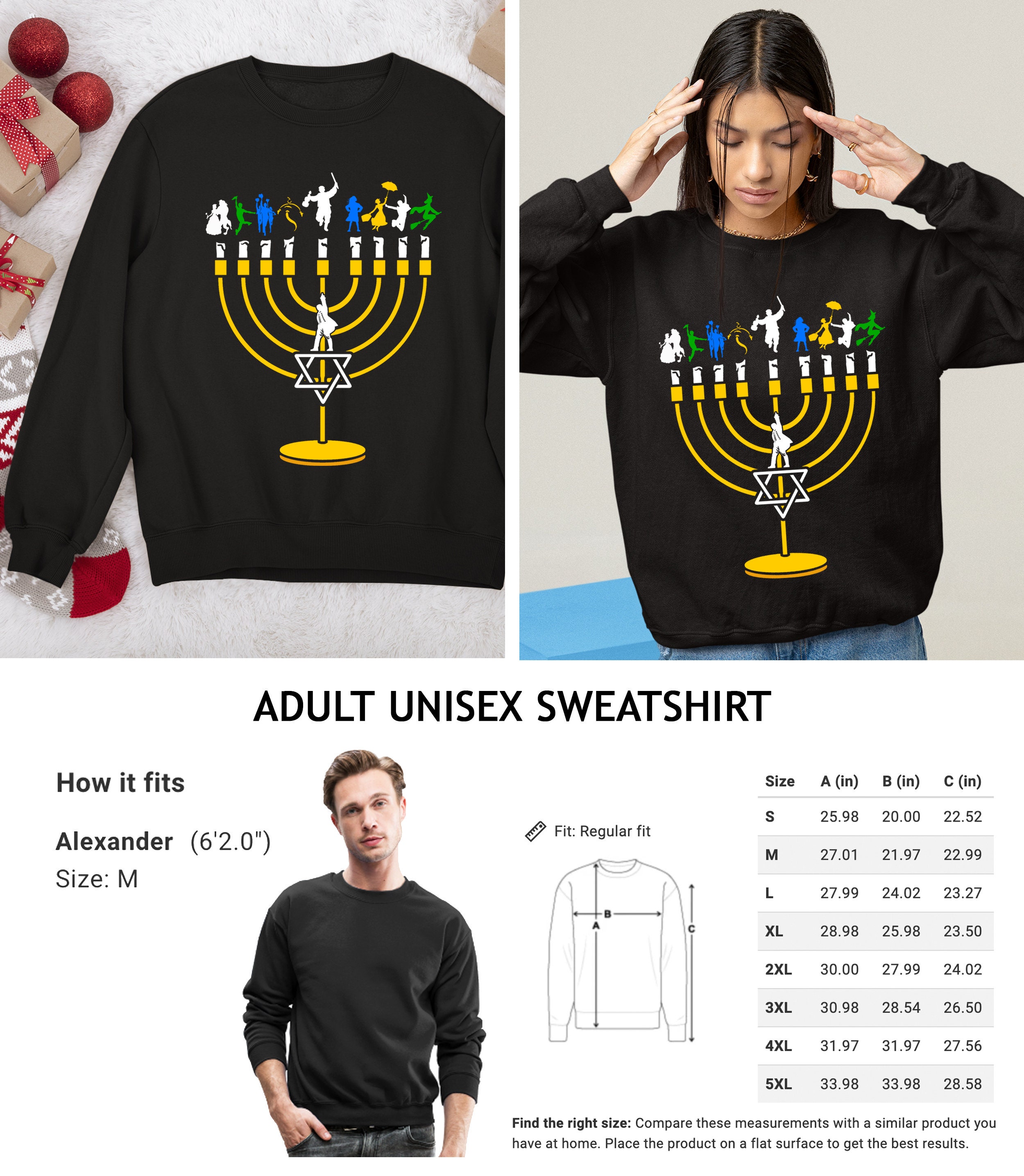 Broadway Menorah Sweater Broadway Hanukkah Sweater Broadway Hanukkah ...