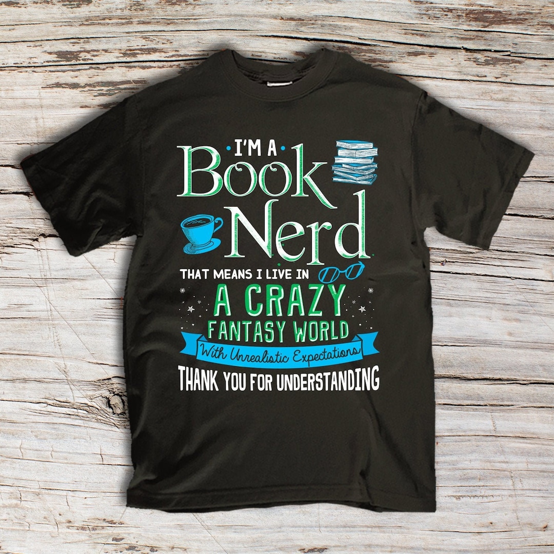 Book Nerd Definition Funny Book Lover T-shirt. Christmas Gift - Etsy
