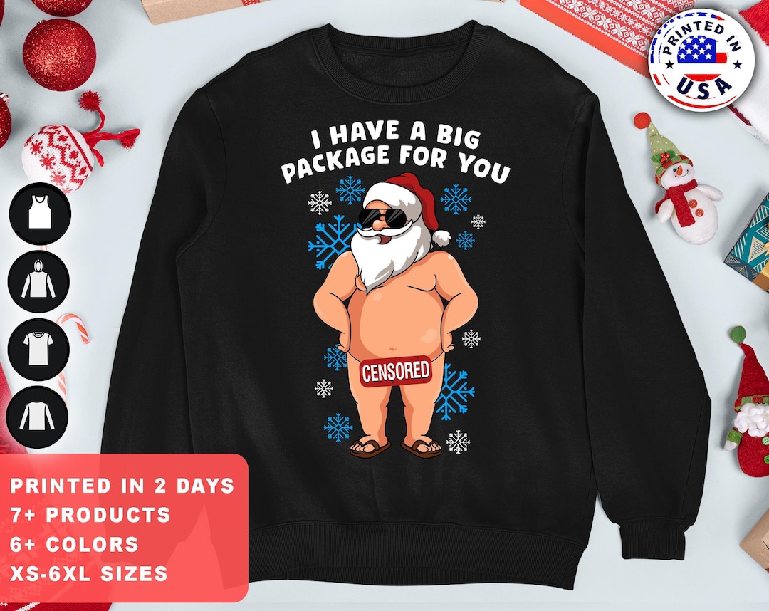Dirty Christmas Sweater Raunchy Christmas Sweater Inappropriate ...