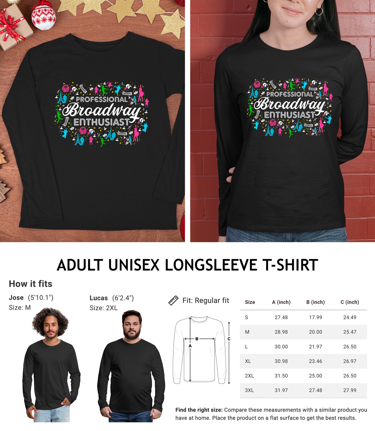 Broadway Gifts Musical Theatre Gift Musical Theatre Shirt - Etsy