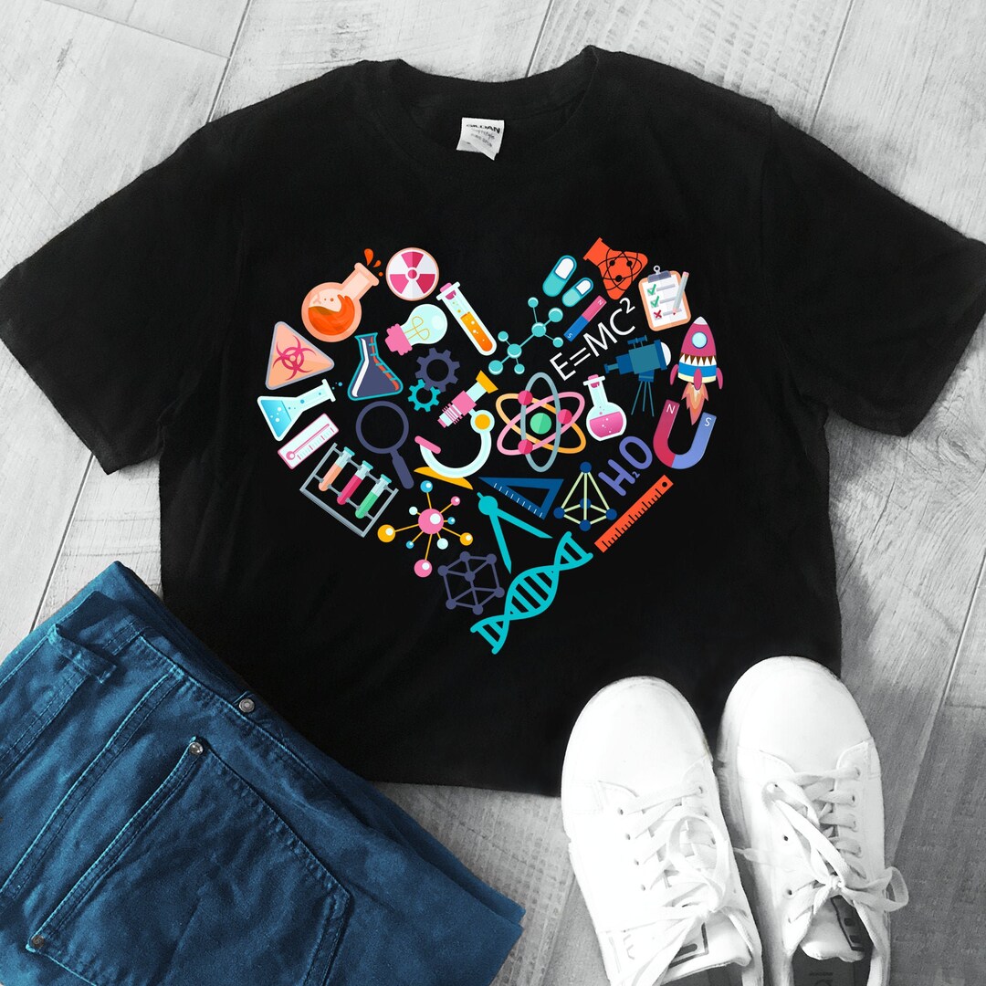 Science Shirt Science Gifts Science Teacher Shirt Stem Shirt Love ...