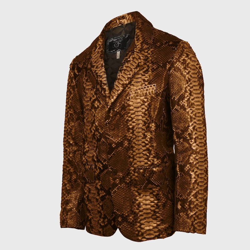 Snake Skin Biker Jackets Mens - Etsy