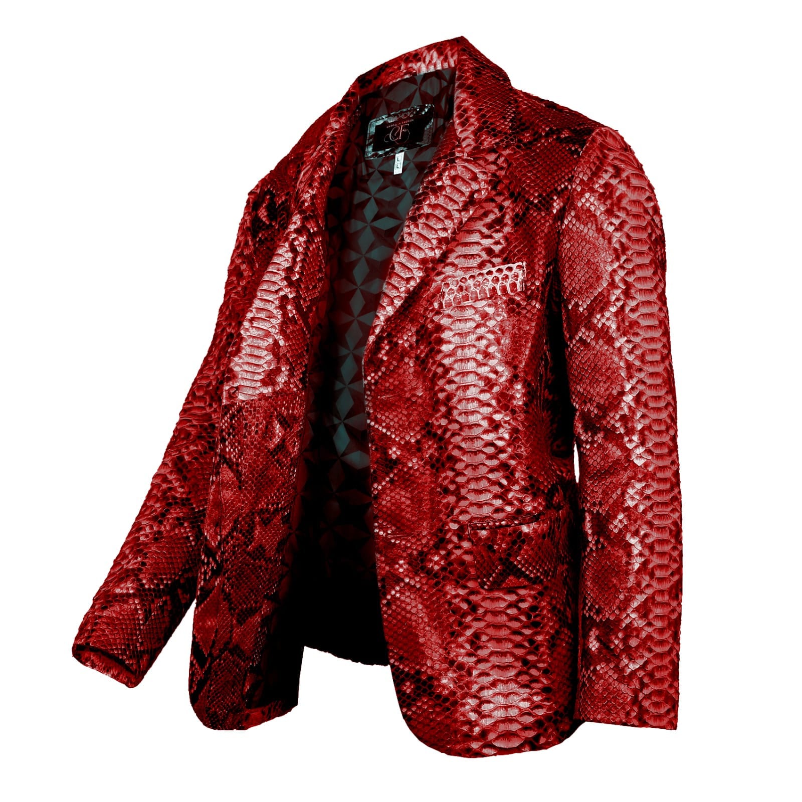 Guniune Python Snake Skins Hides Jacket Coat New With Tags Men's Women ...