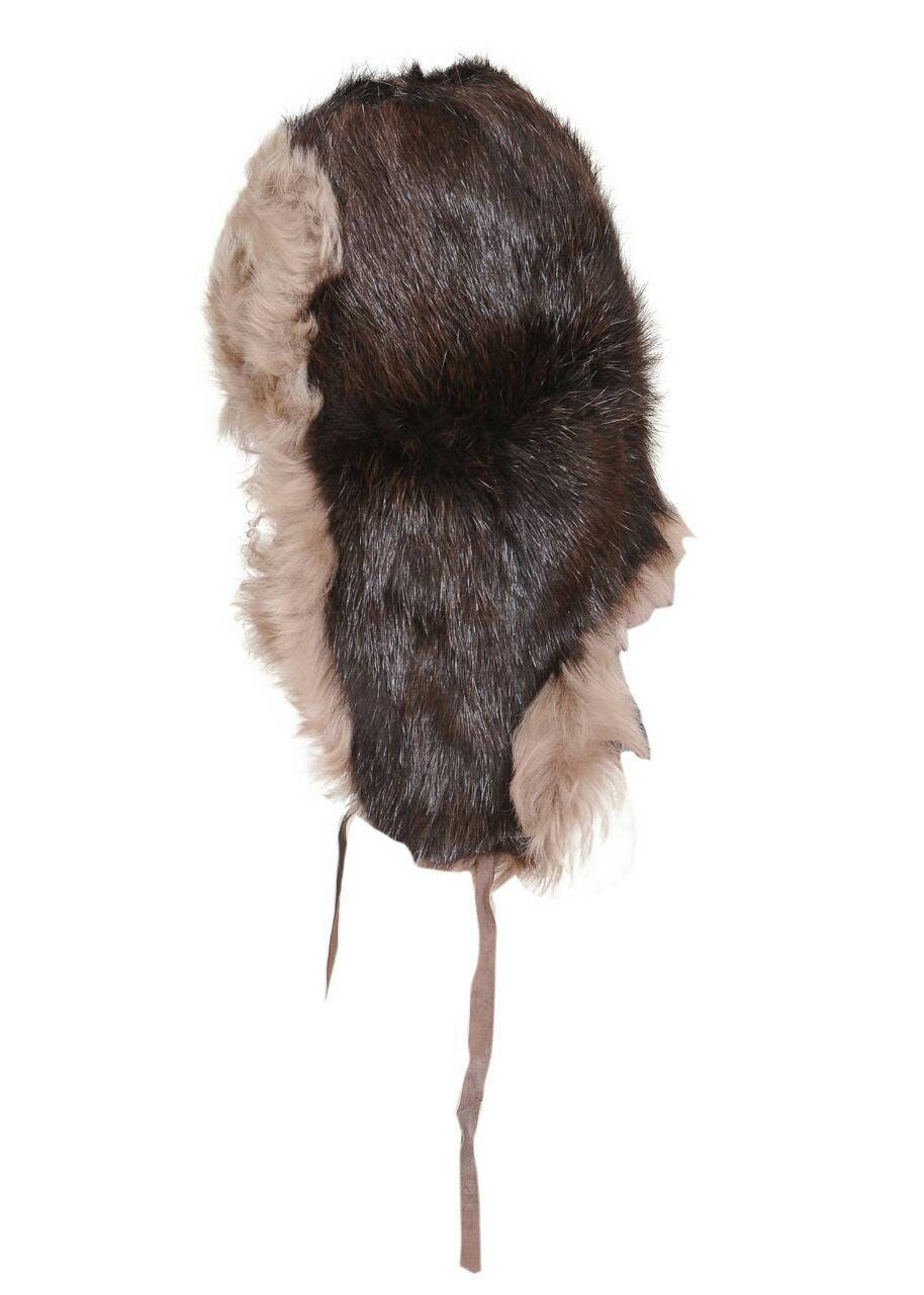 Russian Hat Real Nutria Fur Hat Real Sheep Fur Lining All - Etsy UK