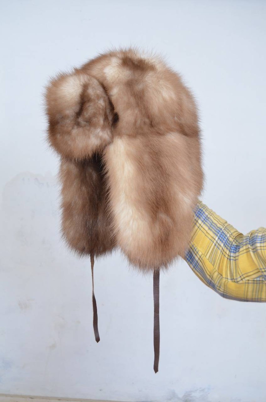 Man's Real Sable Fur Hat/cap All Sizes Custom Made Hand Made - Etsy