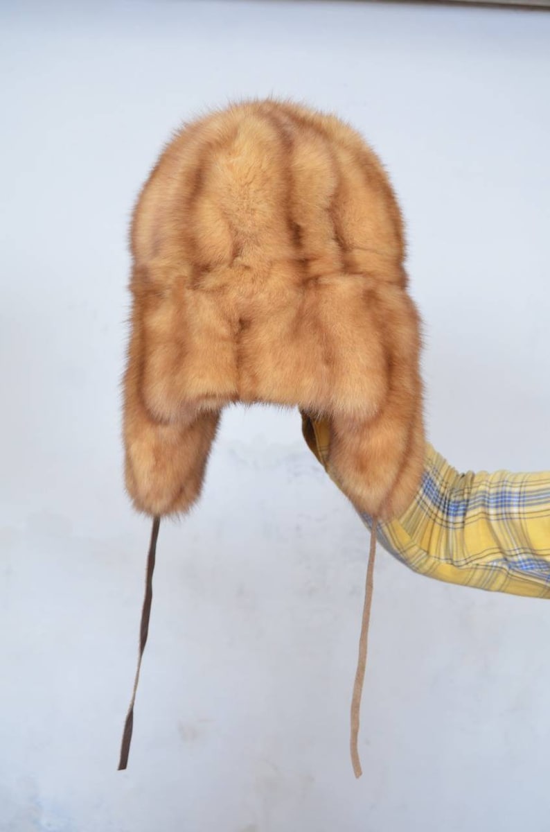 Man's Real Sable Fur Hat/cap All Sizes Custom Made Hand Made - Etsy