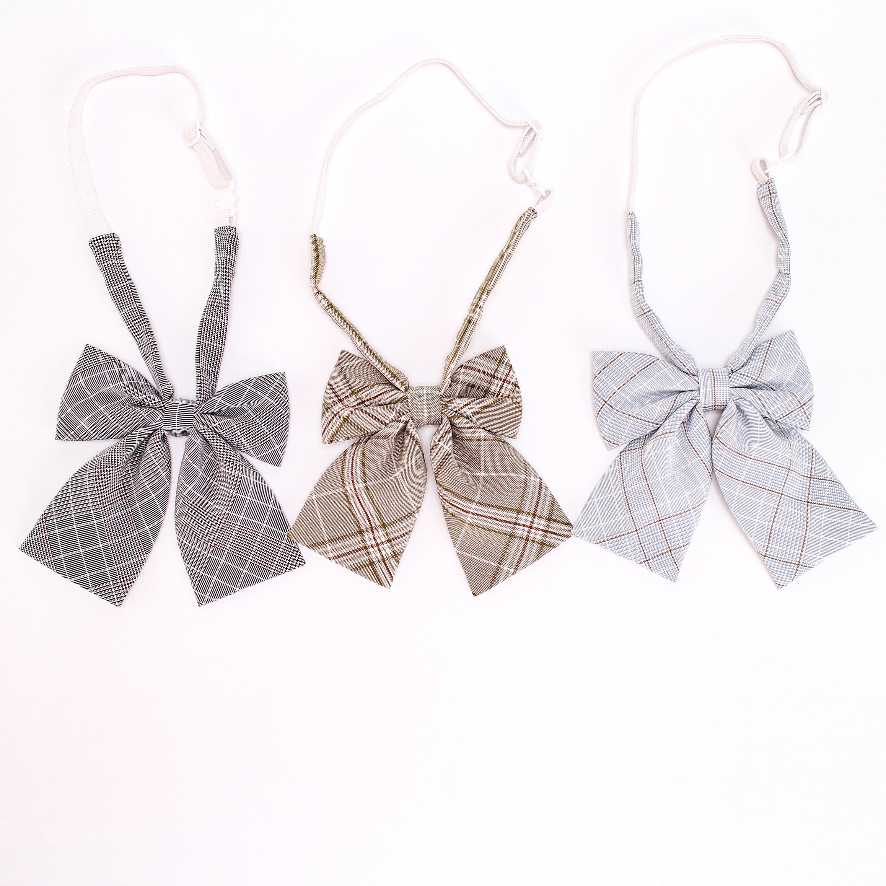 Bow Tie for Girls,gray,khaki,sky Blue Bow Tie,school Girls Necktie,bow ...
