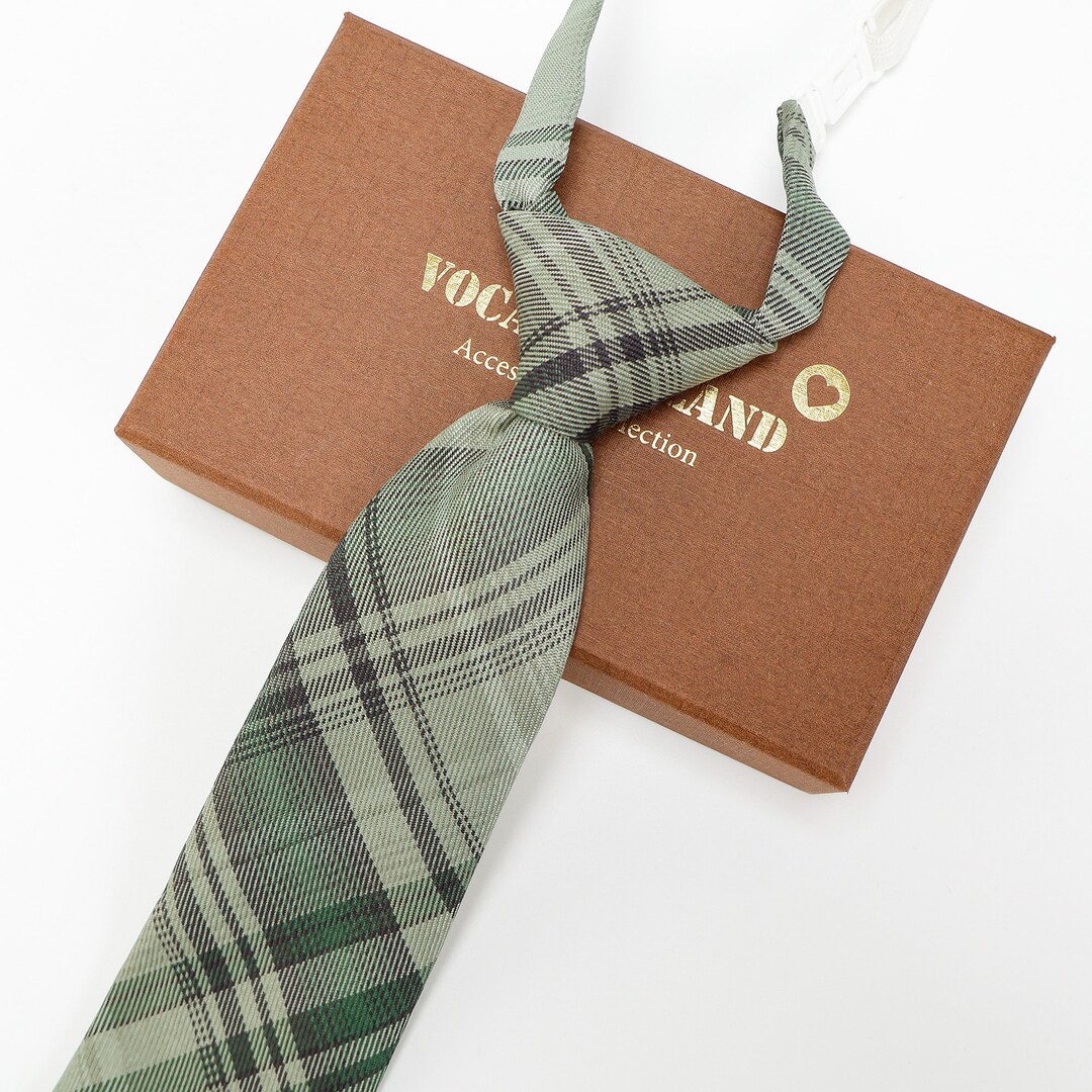Boys Green Necktie,green Plaid Ties for Chirldren,necktie for Green ...