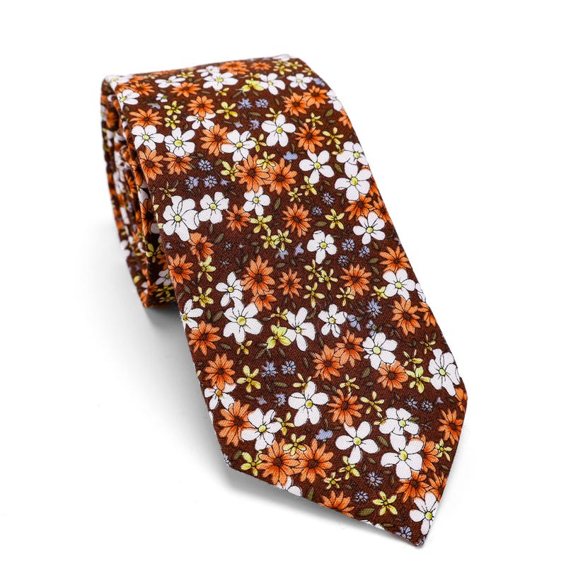 Floral Tie - Etsy