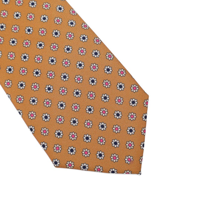Mustard Floral Neckties,mustard Yellow Wedding Tie,ties for Wedding ...