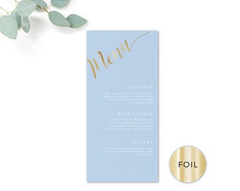 Powder Blue and Gold | Etsy