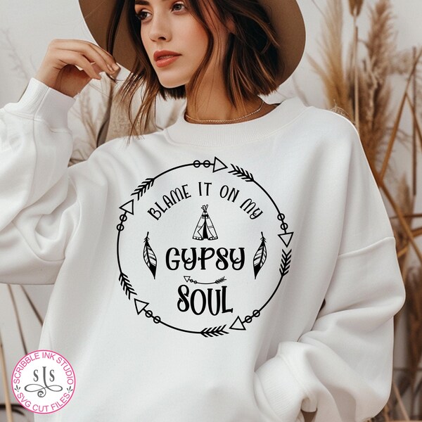 Gypsy Soul Svg - Etsy