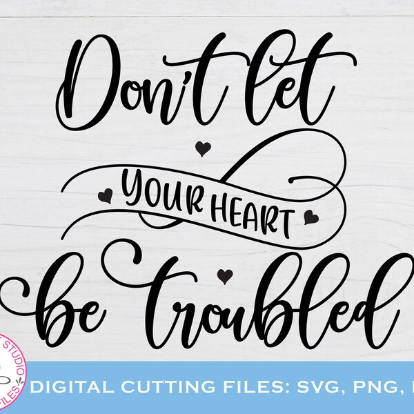 Let Not Your Heart - Etsy