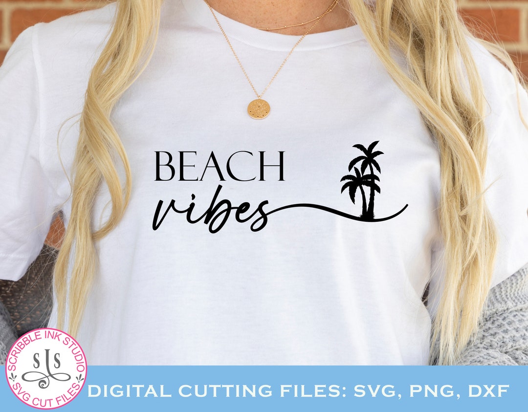 Strand Vibes SVG, Strand svg, Sommer svg, Ozean svg, Urlaub svg ...