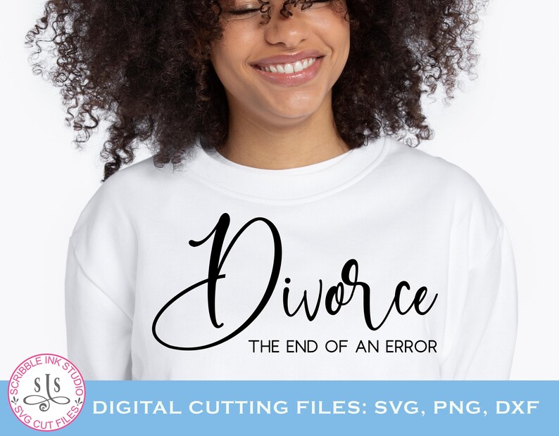 Divorce the End of an Error Svg Divorce Gift Divorce Humor - Etsy