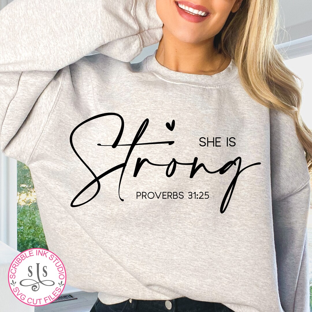 She is Strong SVG, Positive Svg, Self Love Svg, She is Brave Svg ...