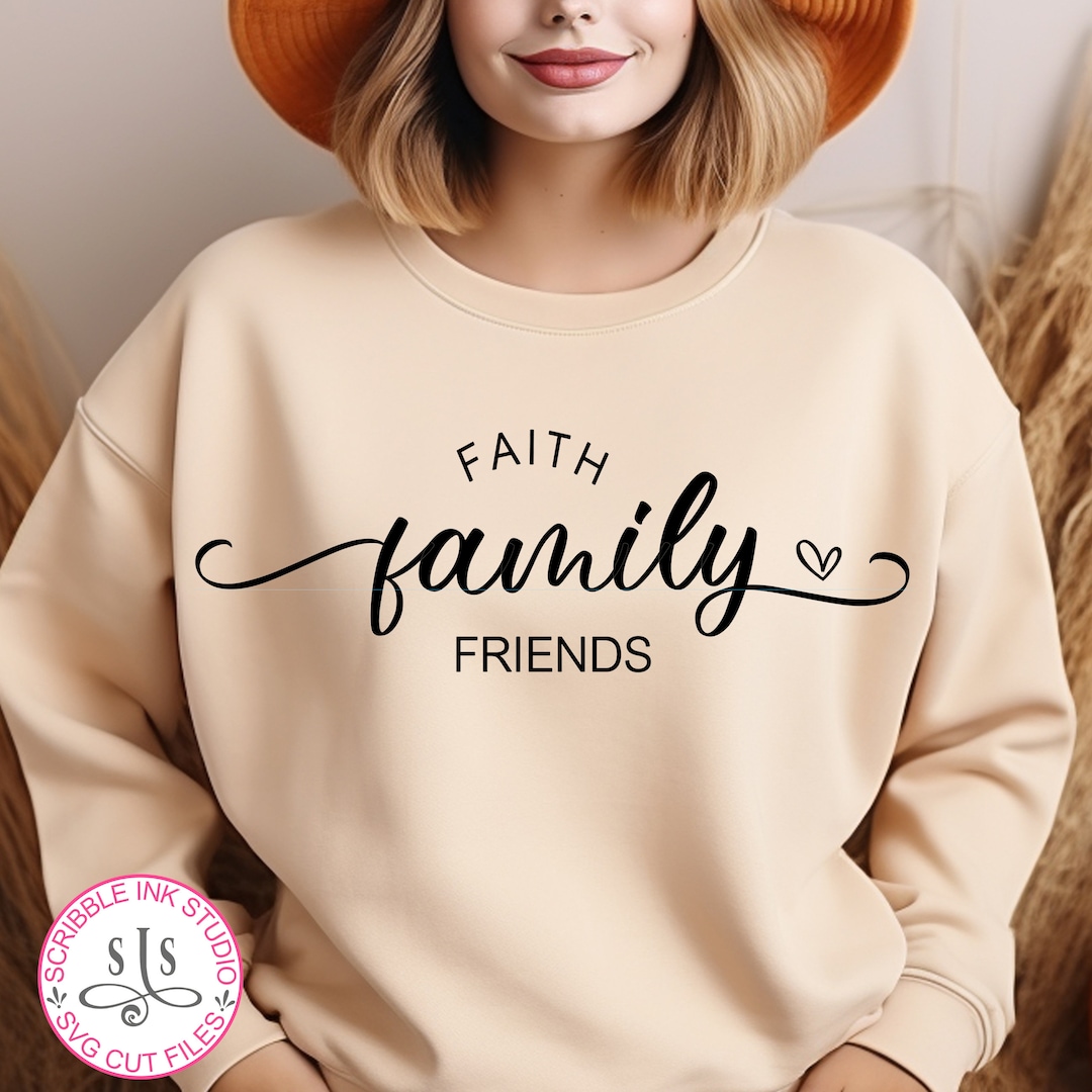 Faith Family Friends Svg, Faith SVG, Family Friends Svg, Religious ...