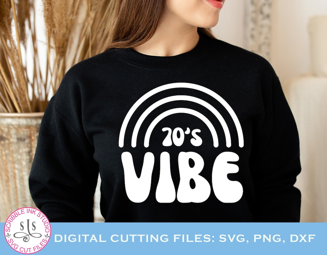 70s Vibe Svg 70s Hippie Designs Svg 70s Retro Vibe Svg Made - Etsy