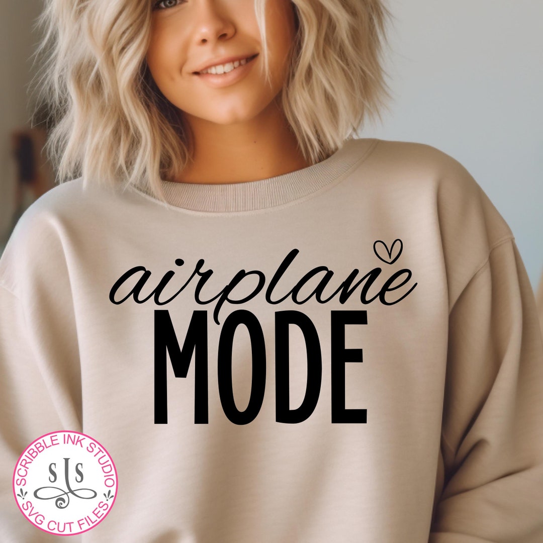 SVG do modo avião, Svg do modo avião, Svg de viagem para meninas, Svg ...