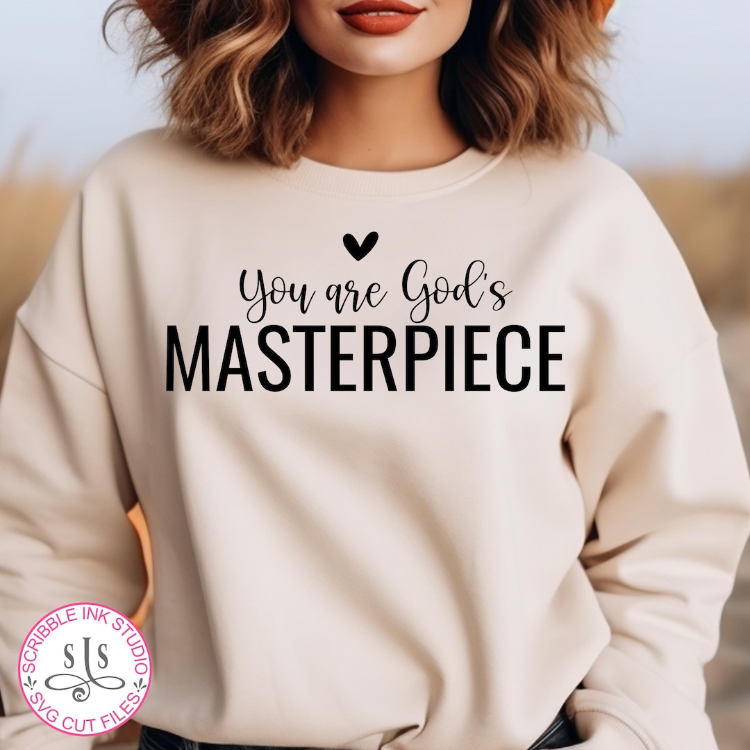 You Are God's Masterpiece Svg, God's Masterpiece SVG, Bible Verse SVG ...