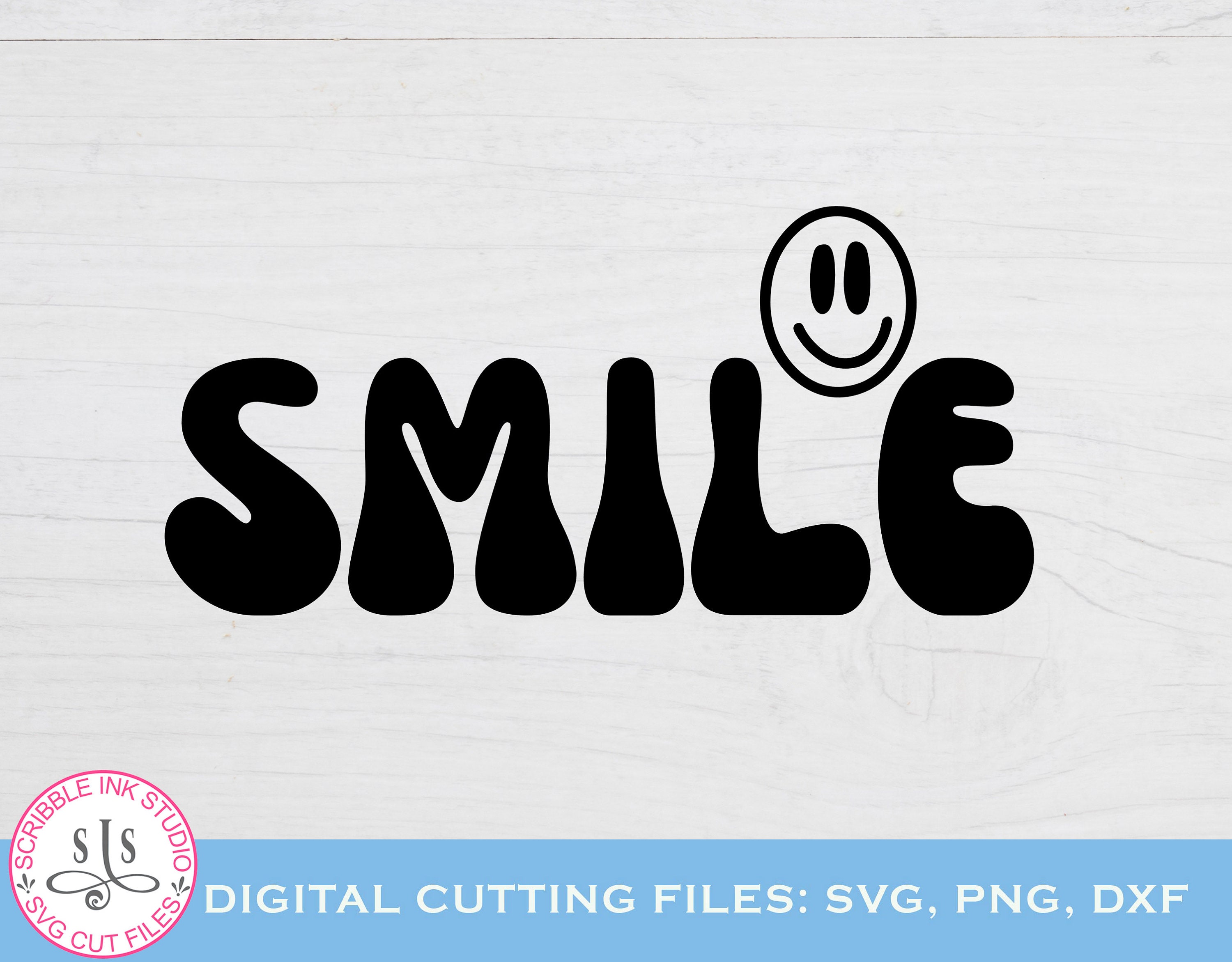 Smile Svg Smiley Face Svg Happy Positive Svg Be Happy Svg - Etsy