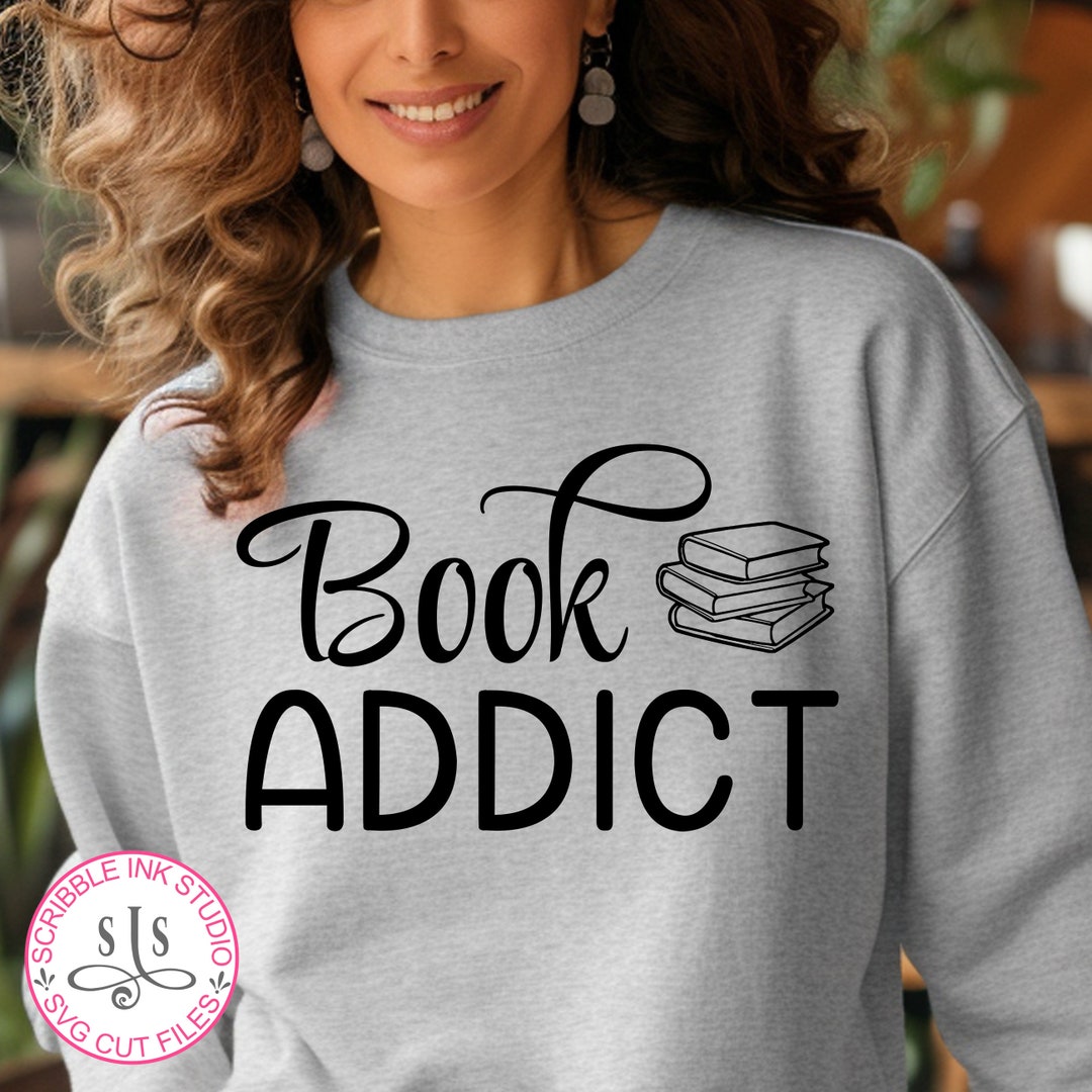 Book Addict Svg, Book Worm Svg, Book Lover, Book Nerd Svg, Book Lover ...