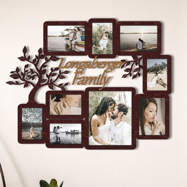 Family Photo Centerpiece - Etsy