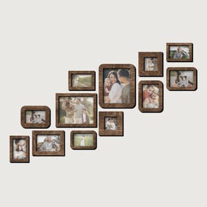 Staircase Photo Frames Set Multiple Picture Frames for Grandma ...