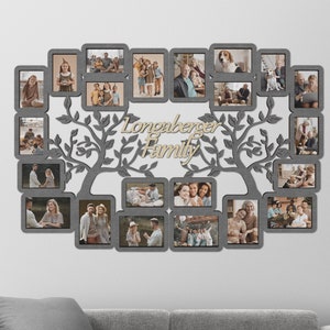 Personalized Extra Large Picture Frame Collage Big Photo Frame Family ...