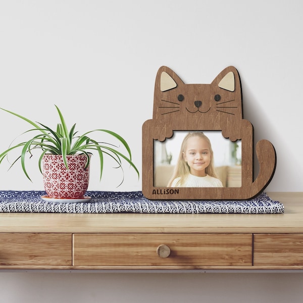 Cat Picture Frame - Etsy