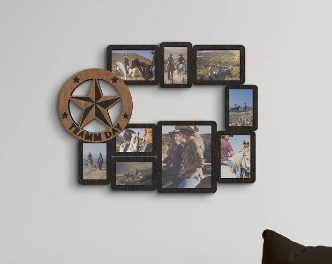 Personalized Texas State Map Photo Collage Gift - Etsy