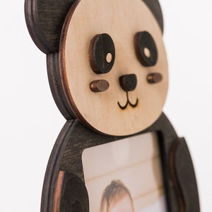 Personalized Panda Photo Frame Nursery Wall Decor First Baby Gift ...