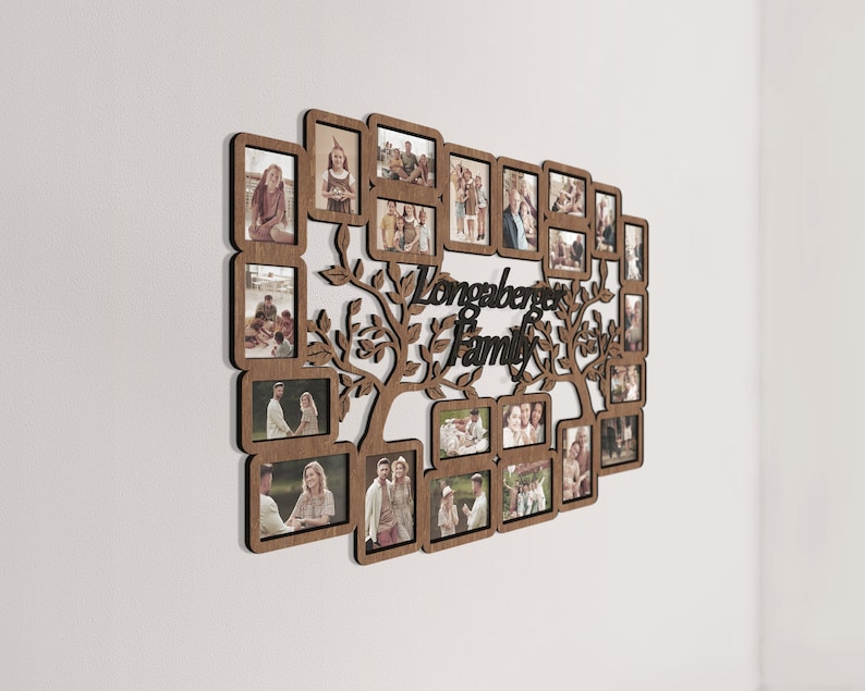 Engraved Picture Frame Family Picture Frame Collage Wall - Etsy