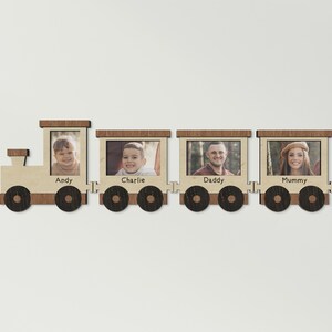Personalized Wood Photo Frame Train Set Engraved Picture Frame Gift ...