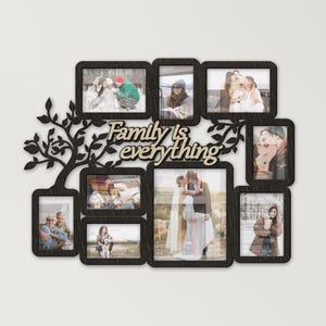 Wooden Picture Frame Collage Family Tree Decor for Thanksgiving ...