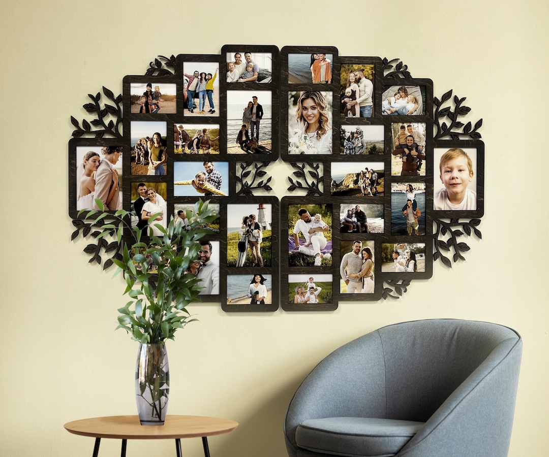 Custom Family Tree Wall Decor Black Friday Sale Wall-mounted Split ...