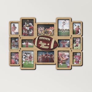 Bespoke Football Gift Coach Personalized American Football Picture ...