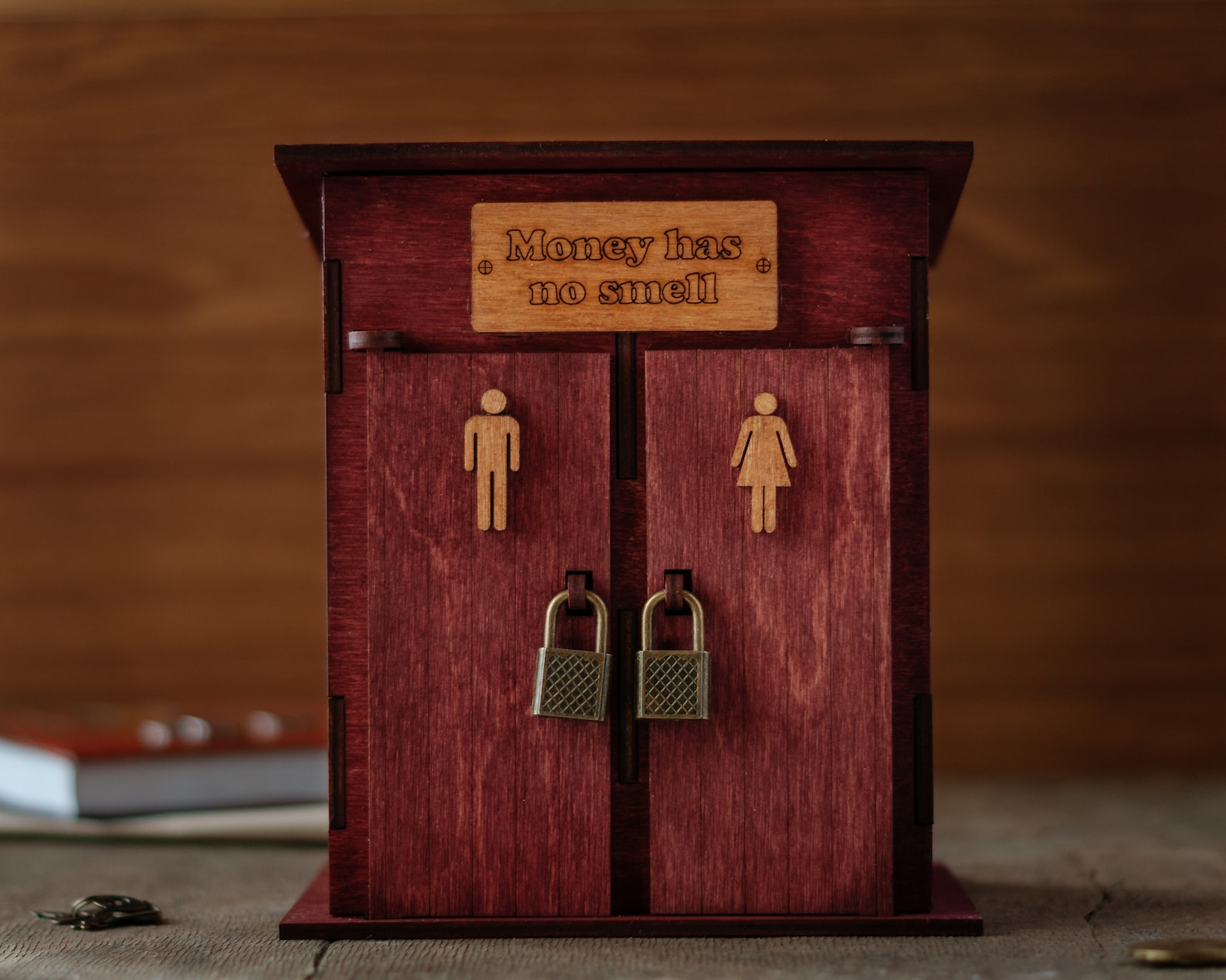 Personalized Toilet Piggy Bank Wooden Coin Bank Adult Piggy Bank Joke ...