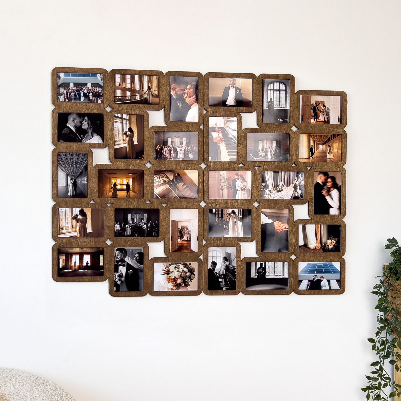 Big Family Picture Frame Collage Wall Mounted Photo Collage Multiple ...