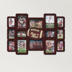 Bespoke Football Gift Coach Personalized American Football Picture ...