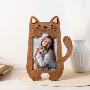 Personalized Pet Cat Photo Frame Gift for Pet Engraved Picture Frame ...