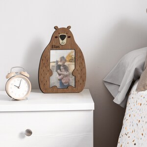 Teddy Bear Nursery Wall Decor Kids Room Decor Engraved Name Sign First ...