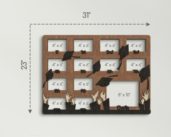Personalized Graduation Picture Frame Collage Class of 2022 - Etsy
