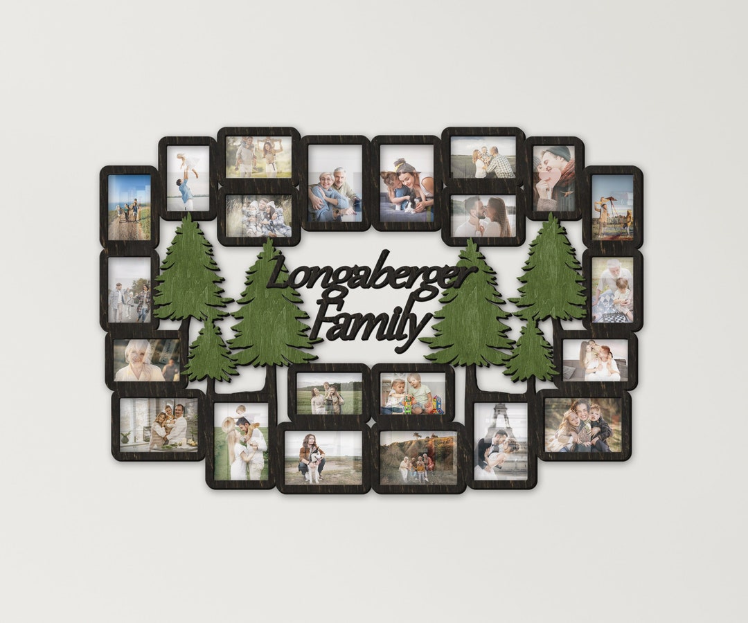 Custom Extra Large Picture Frame Collage With Spruce Personalized Big ...